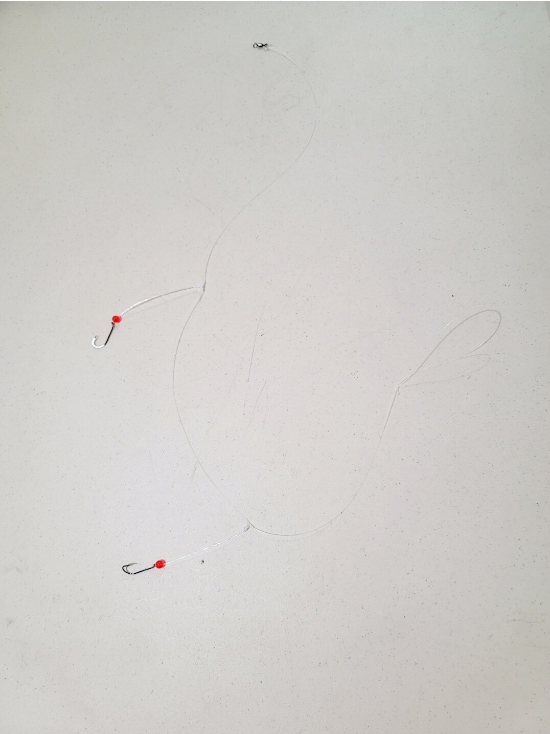 3 Pre-Tied High Low / Hi Lo Bottom Fishing Rig for Bass, Porgies, Fluke ...