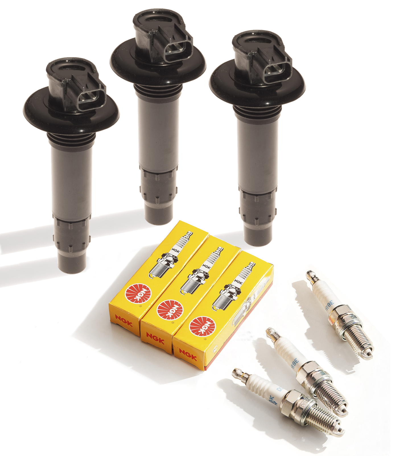 Sea Doo 4-Tec Ignition Coil & Ngk Plugs 3 Pack 420664020 290664020 ...