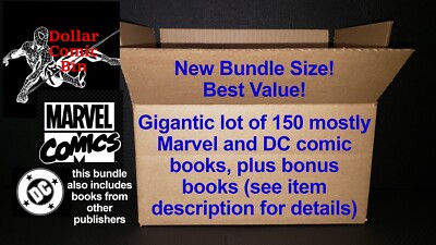 New Bundle! Gigantic lot-150 mostly Marvel and DC comics, plus FREE ...