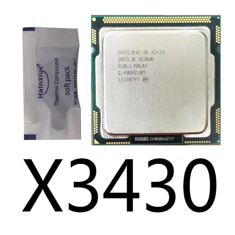 intel Xeon X3430 X3440 X3450 X3460 X3470 X3480 LGA1156 CPU Processor | eBay