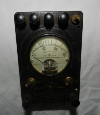 Unique VINTAGE Weston Instrument Corp OHMS meter Model 564 No 485 ...