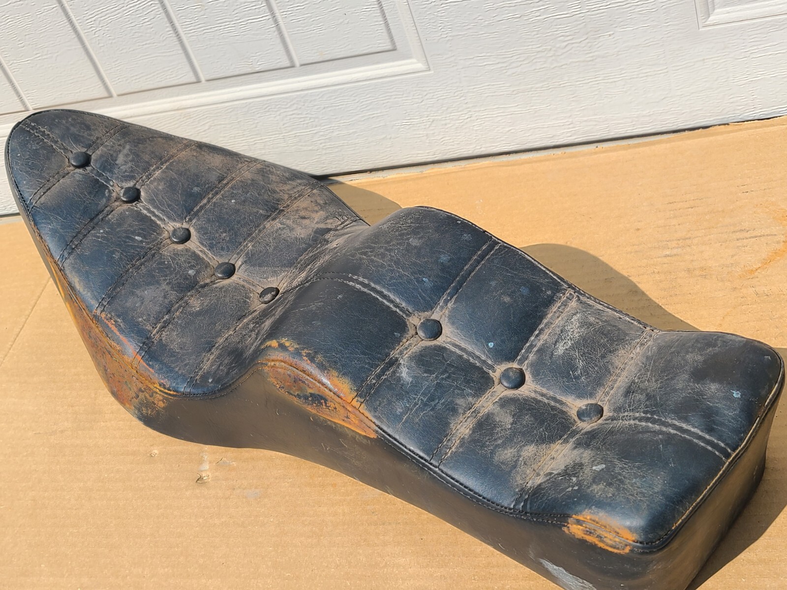 Harley-Davidson K-Model Ironhead Sportster Seat | Black | OE | Vintage ...