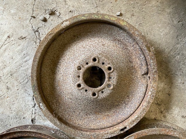 STEEL DISC RIMS APPROX 19.5" JAXON 1920'S GM CHEVROLET 28-31? SET OF 3 ...