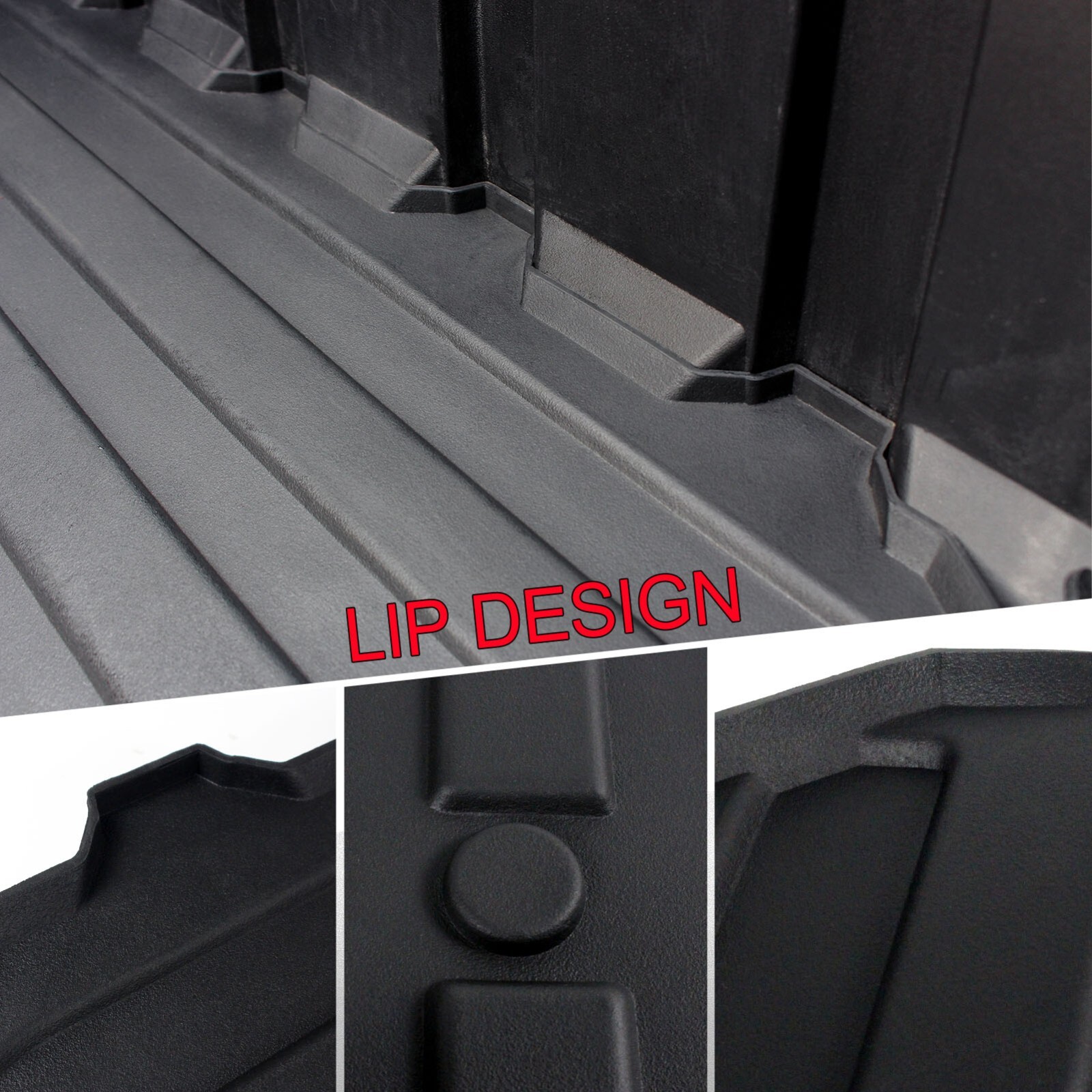 1PC TPE Rear Bed Mat Compatible with Polaris Ranger XP 1000 Crew 2018 ...