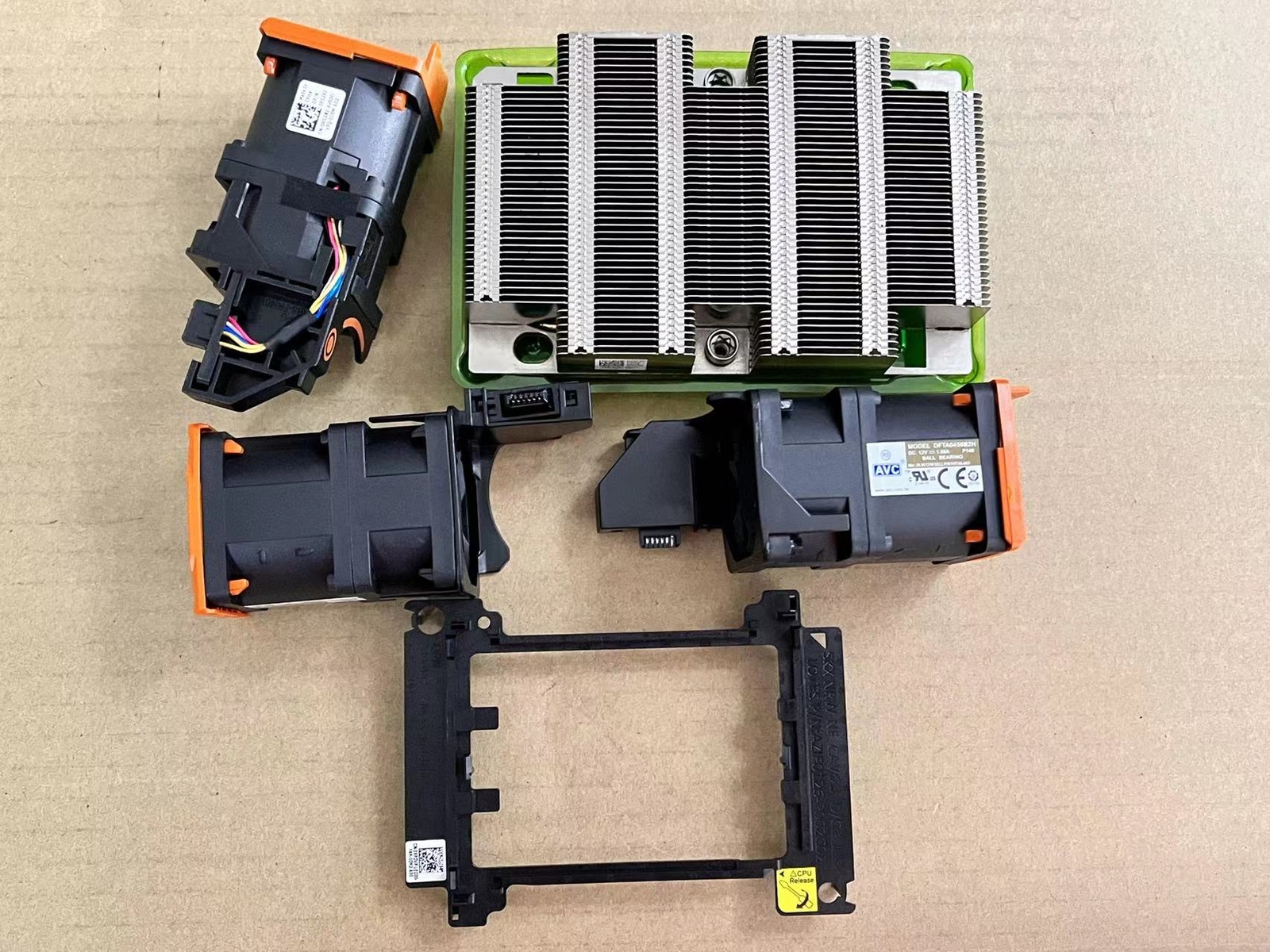 for Dell R640 cpu upgrade kit with 3 fans RG2X2 C6R9H YVK73 | eBay