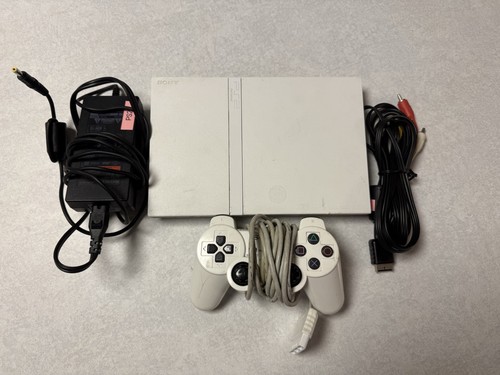 Sony PlayStation 2 PS2 Slim Limited Edition Ceramic White Console SCPH ...