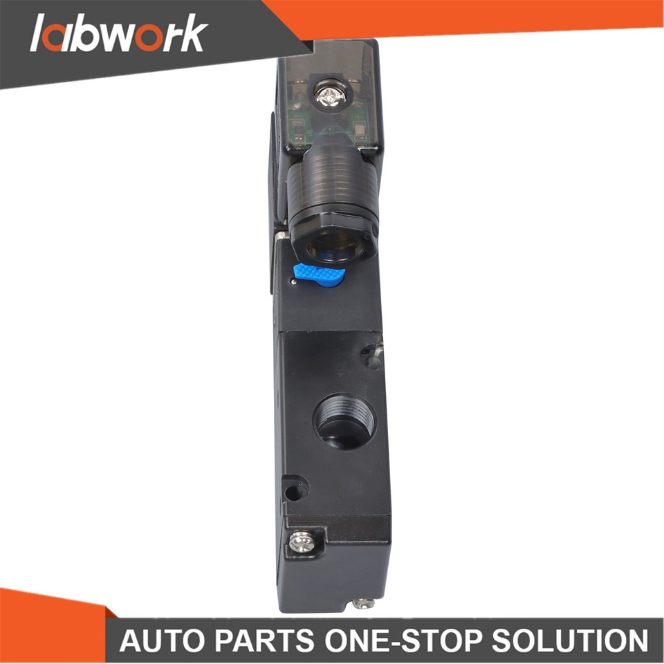 Labwork Pneumatic Directional Control Valve 1/4" 3 Way 2 Position 12V ...