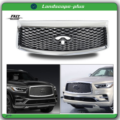 For INFINITI QX80 2018-2021 Front Upper Grille W/Camera Option Grill ...