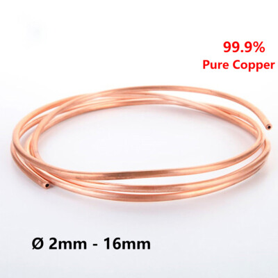 2mm 3mm 4mm 5mm 6mm 8mm - 16mm Outer Diameter Copper Tube Pipe Coil ...