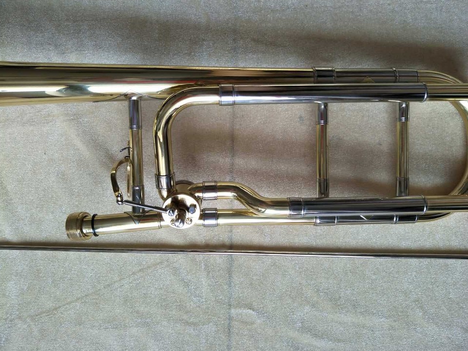 Trombone Tenor Bb/F key great technique sound Professional brass body ...