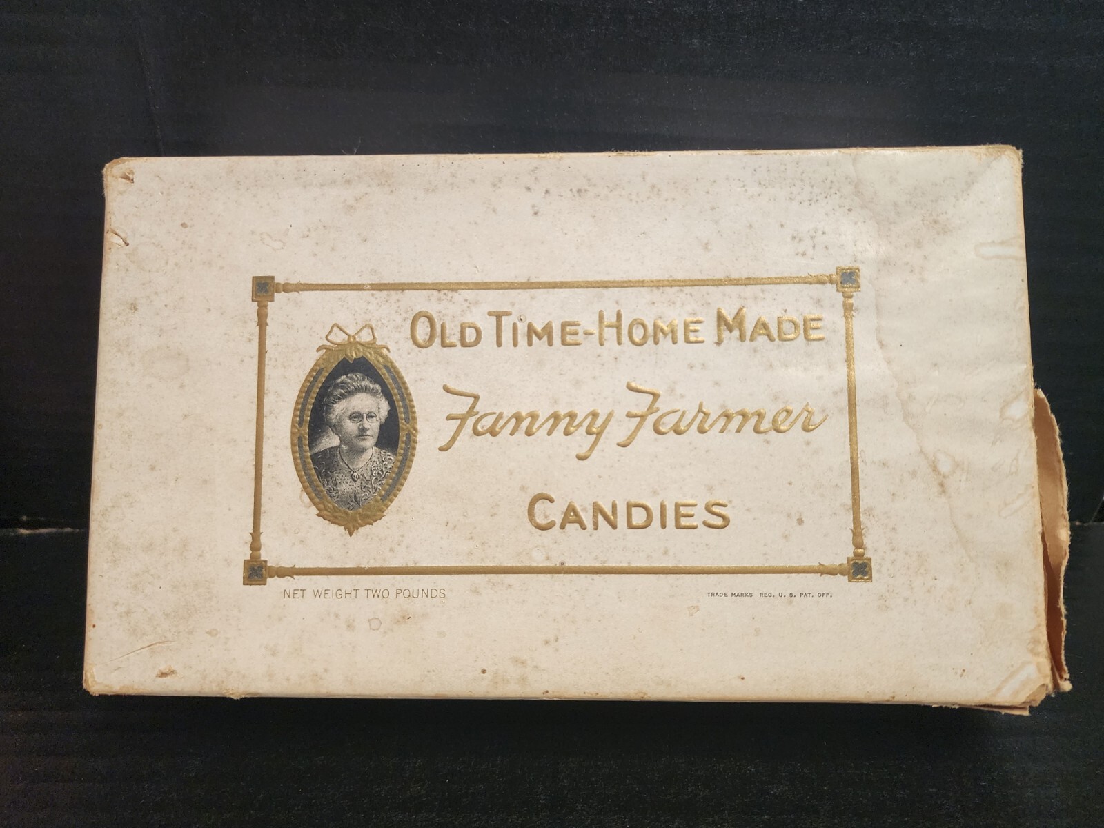 Vtg Antique Old Time Fanny Farmer Candies Candy Box Statue of Liberty 2 ...