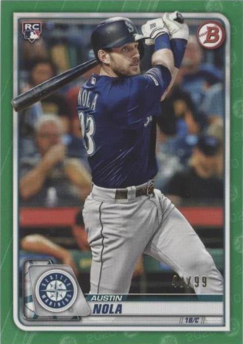2020 Bowman - Austin Nola #46 Green /99 (RC) for sale online | eBay