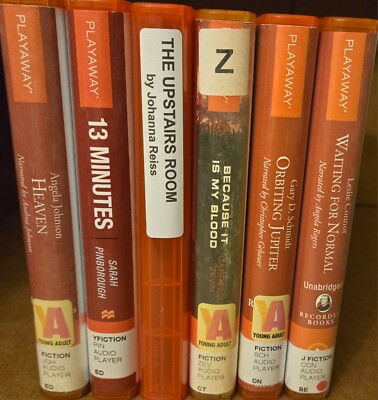 YA Teen Fiction Playaway Audio Books - Lot of 6 (#174) | eBay