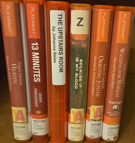 YA Teen Fiction Playaway Audio Books - Lot of 6 (#174) | eBay