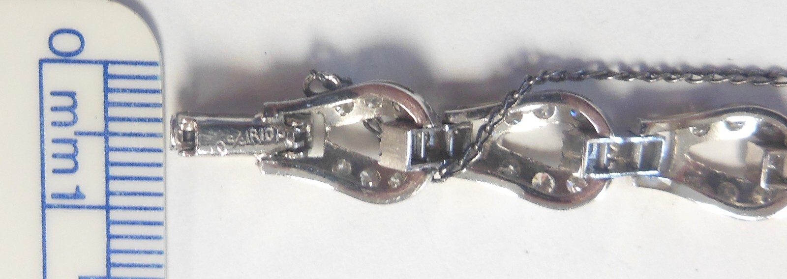 Nastrix Beacon Fabulous Solid Platinum 122 Diamond Studded 6.25" Wrist ...