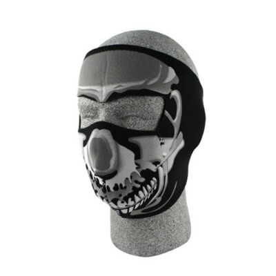 Balboa Neoprene Face Mask Chrome Skull Wnfm023 | eBay
