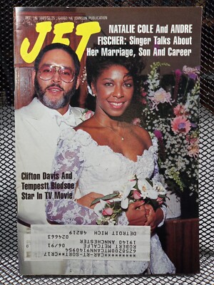 Personal NATALIE COLE Clifton Davis Black Americana JET Magazine Oct 16 ...
