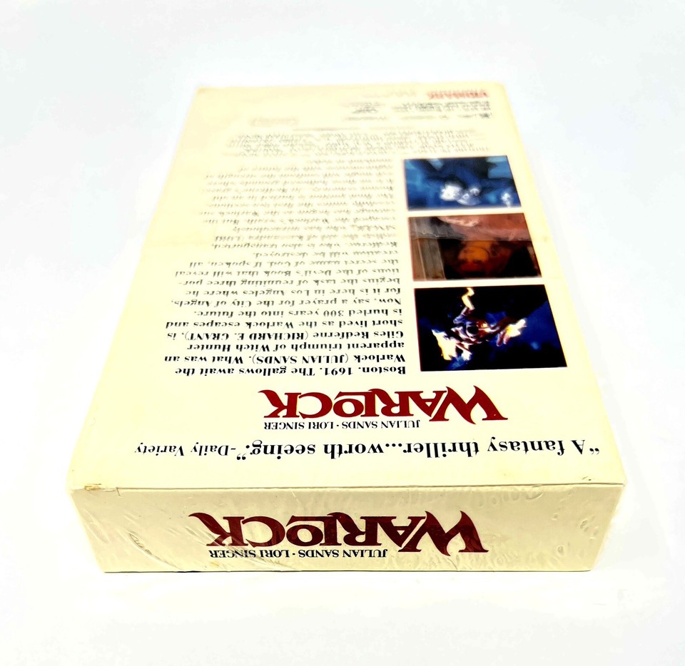 WARLOCK (VHS) Witchcraft Thriller, Julian Sands Lori Singer, Vidmark ...