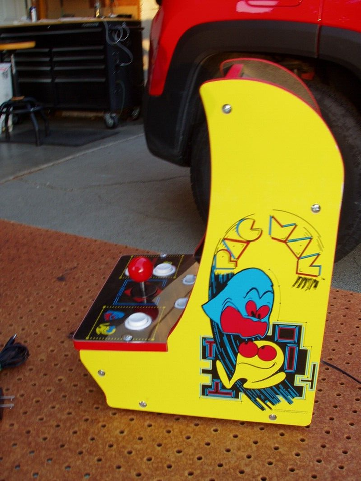 ARCADE 1UP PAC MAN GALAGA TABLE TOP ARCADE MACHINE MODEL 8295 NICE ...