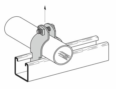 B-LINE B2009SS4 3/4" Stainless Pipe & Conduit Strut Strap Clamp (Lot of ...