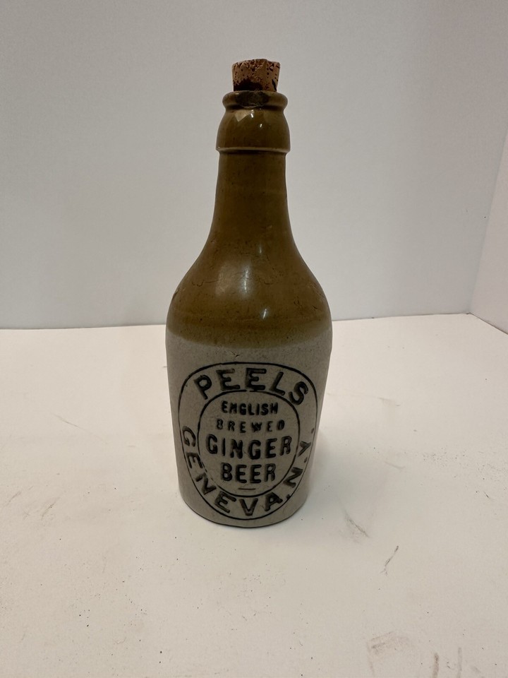 Geneva Ny Peels Stoneware Ginger Beer Pint Hard To Find Very Nice With ...