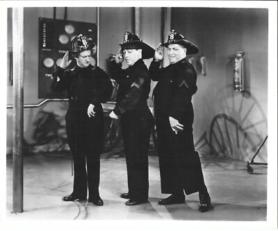 The Three Stooges Still 8x10 FROM THE SHORT "FALSE ALARMS" 1936 | eBay