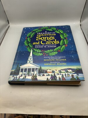 A Treasury Of Christmas Songs And Carols By Henry W. Simon 1955 | eBay