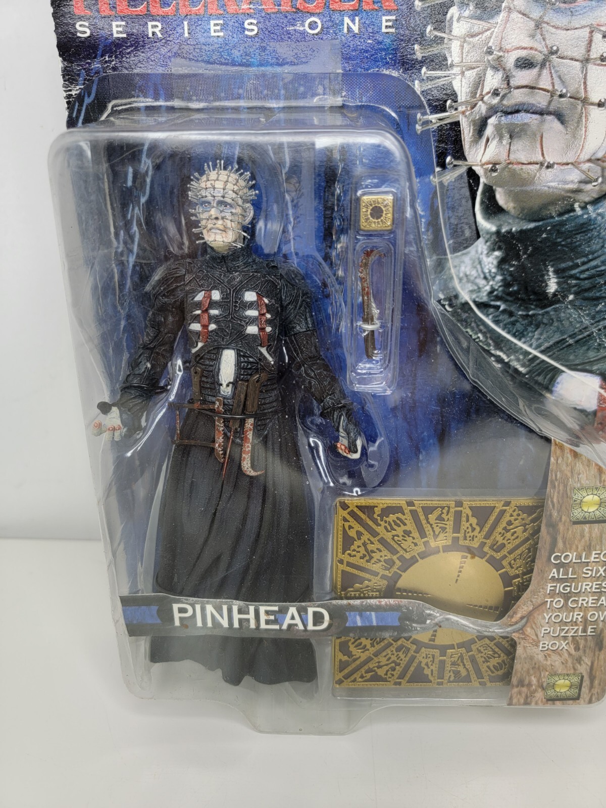 Hellraiser Figure Pinhead Series One Neca Reel Toys Puzzle Box | eBay
