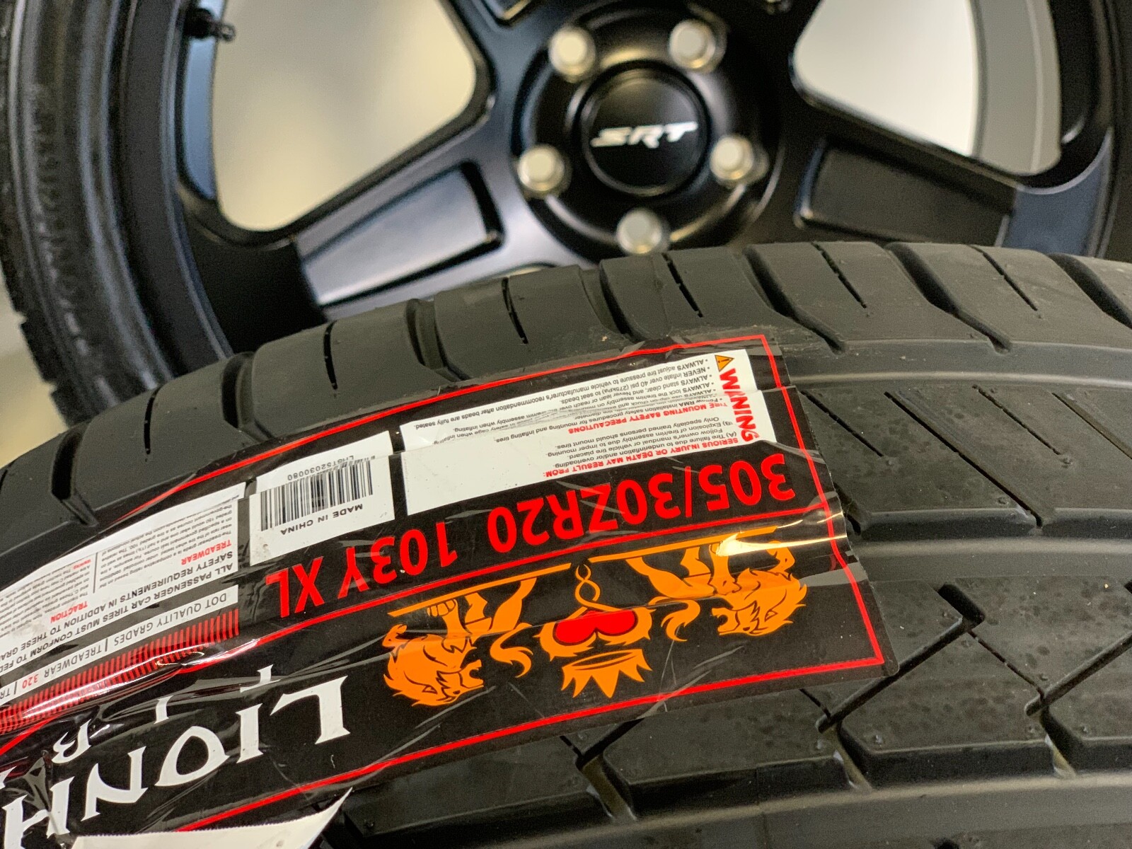 20" OEM DODGE DEMON CHALLENGER CHARGER SRT HELLCAT WHEELS RIMS TIRES ...