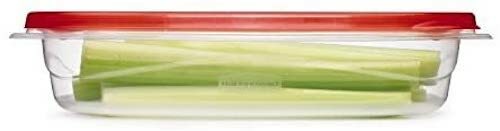 3x Rubbermaid TakeAlongs Rectangle Food Storage Containers Lids Quik ...