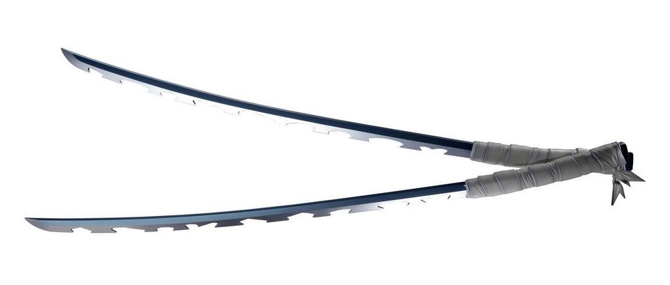 Demon Slayer Inosuke Ashibira Proplica Replica 1/1 Nichirin Sword ...