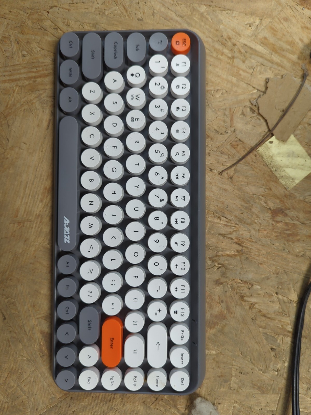 AJAZZ NACODEX 308I Wireless Bluetooth Keyboard with Compact 84 Retro ...