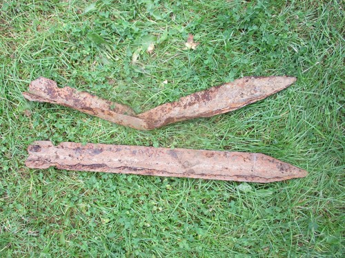 WW2 relic British POW Warning Wire Angle Iron Stakes | eBay