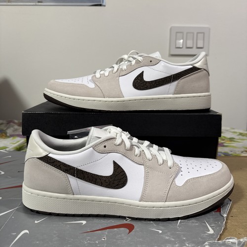 Size 14 - Air Jordan 1 Golf Low Light Orewood Elephant DD9315-116 | eBay