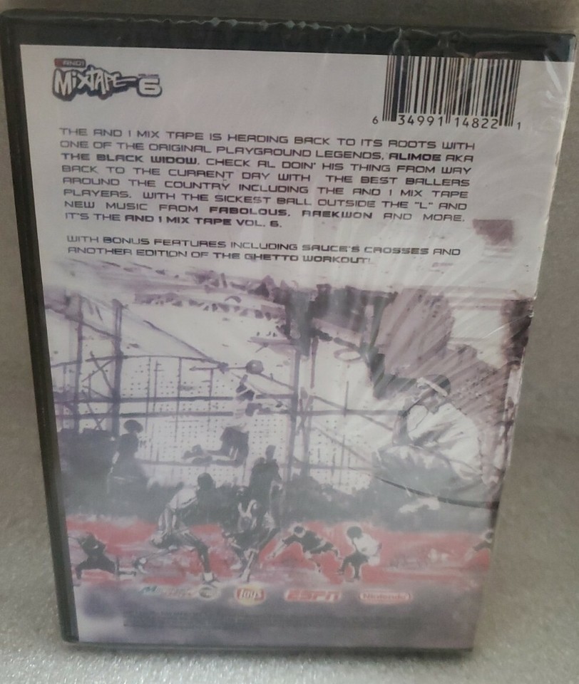 And 1 MixTape Volume 6 DVD 2003 Brand New SEALED! ALIMOE AKA ...