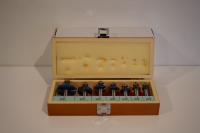 Woodline USA 7 Piece 1/2" Shank Carbide Roundover Router Bit Set | eBay