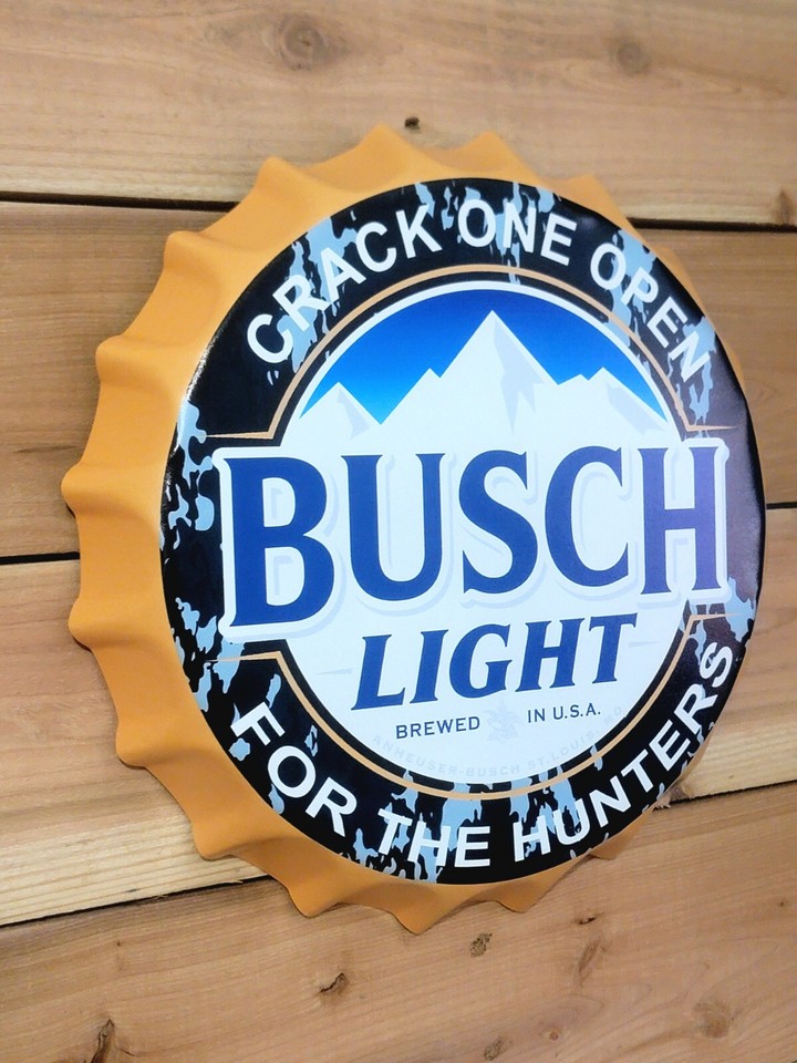 BL Beer For the Hunters Large Bottle Cap Metal Beer Sign Man Cave Bar ...