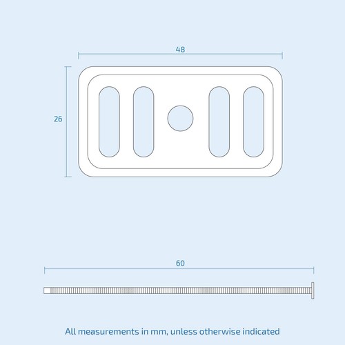 Chrome bathroom / Kitchen Basin Sink Decorative Overflow Cover Plate ...