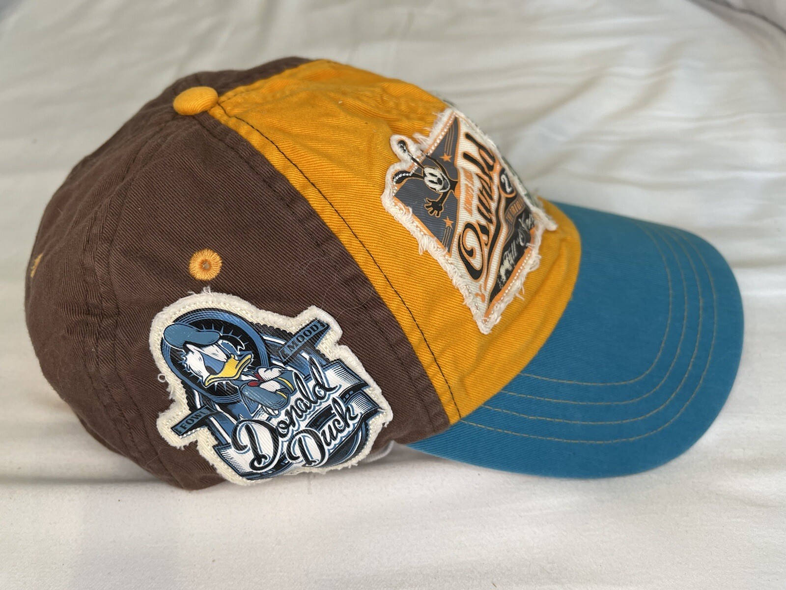 Disney Parks Grumpy Mickey Mouse Donald Duck Oswald Adult Hat Ballcap ...