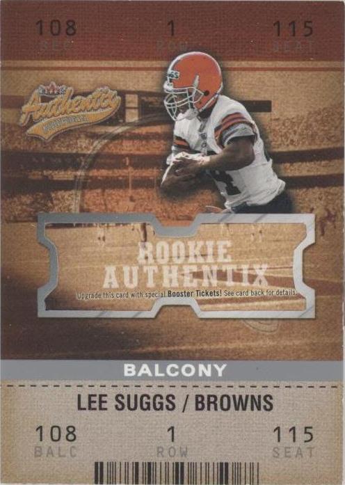 2003 Fleer Authentix - Rookie Authentix Lee Suggs #126 Balcony /250 (RC ...