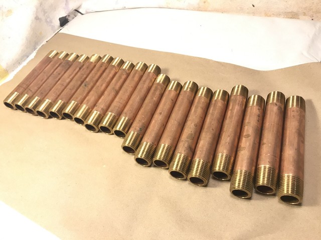 5” Threaded Copper Pipe Type Lot Of 19 | eBay