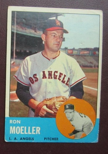 1963 Topps Ron Moeller (Los Angeles Angels) #541 VG | eBay