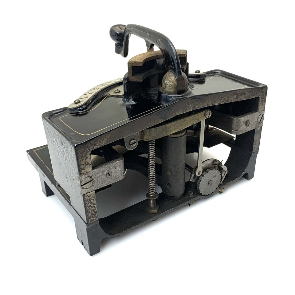 RARE 1891 US Check Punch Check Protector Antique New York NY Antique ...