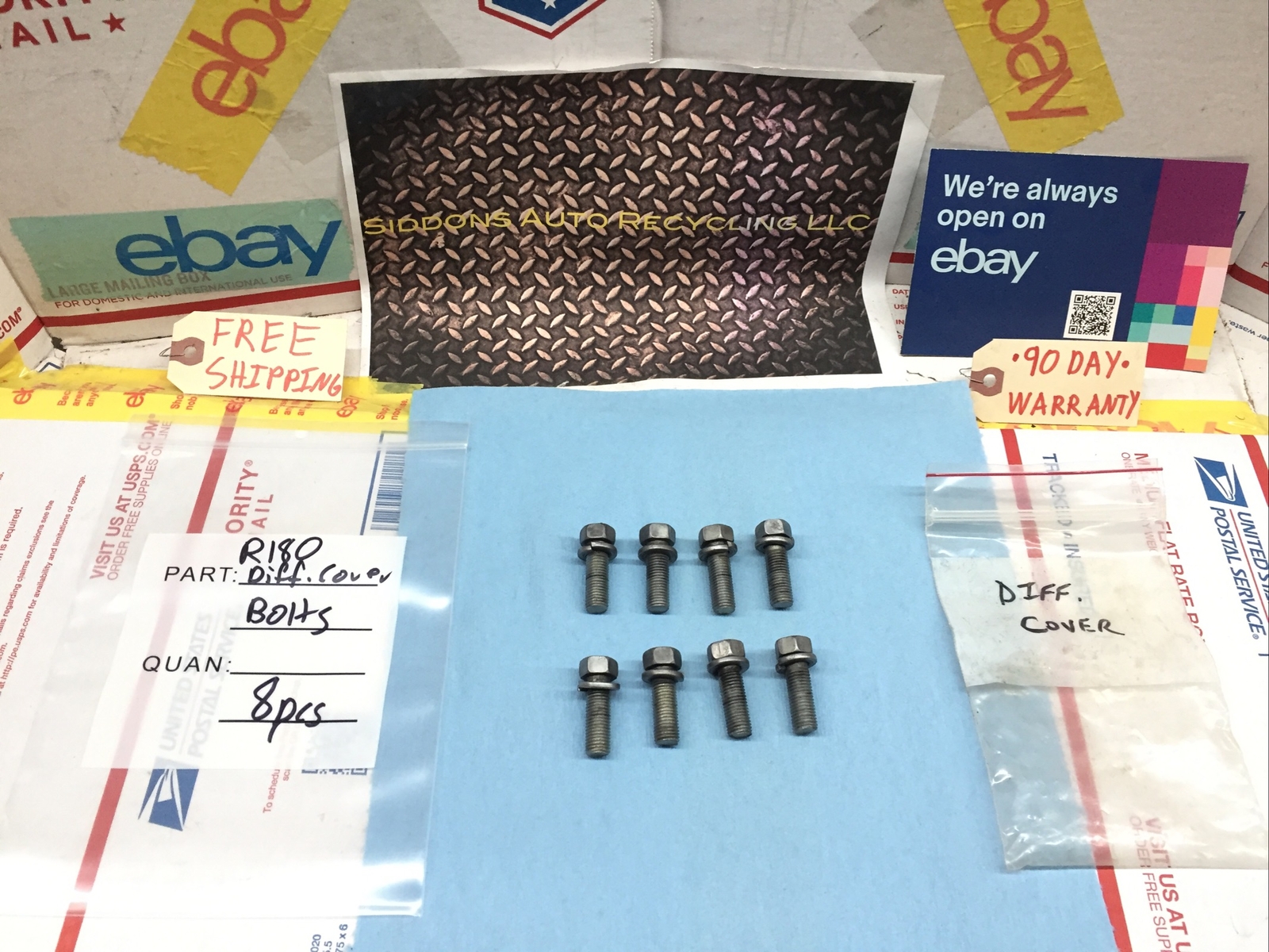DATSUN 240Z 260Z 280Z R180 REAR DIFF DIFFERENTIAL COVER BOLT BOLTS (set ...