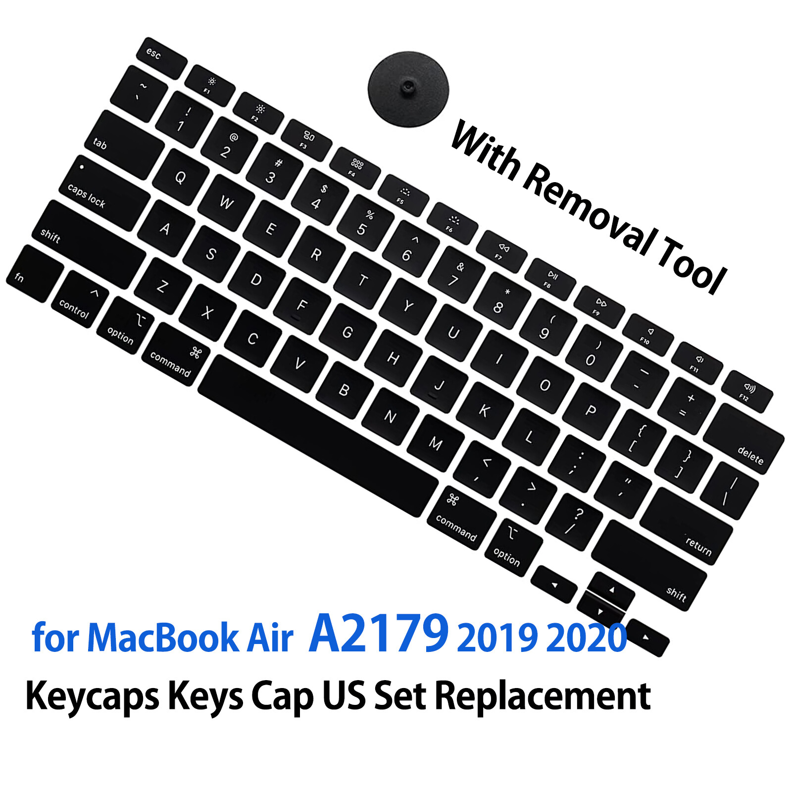 Keycaps Keys Cap for MacBook Air 13" A2179 2019 2020 Full Keycap with Tool