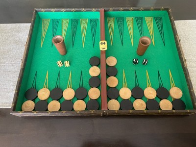 Vintage 1970s LOUIS VUITTON Backgammon Set - Monogram Coated Canvas ...