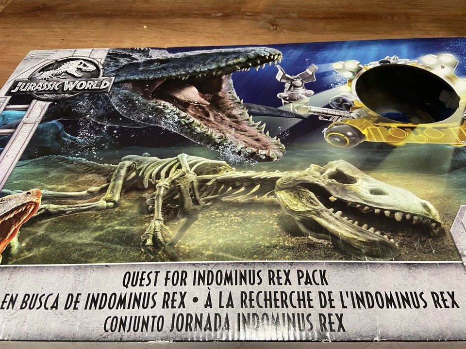 Jurassic World Quest for Indominus Rex Pack Dinosaur Action Figures ...