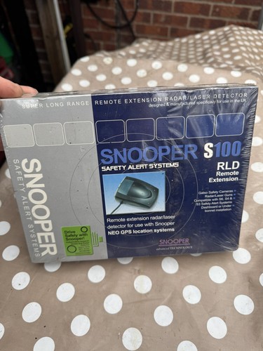 Snooper S100 RLD Remote Extension Radar for use with S4 & S4-R Neo GPS ...
