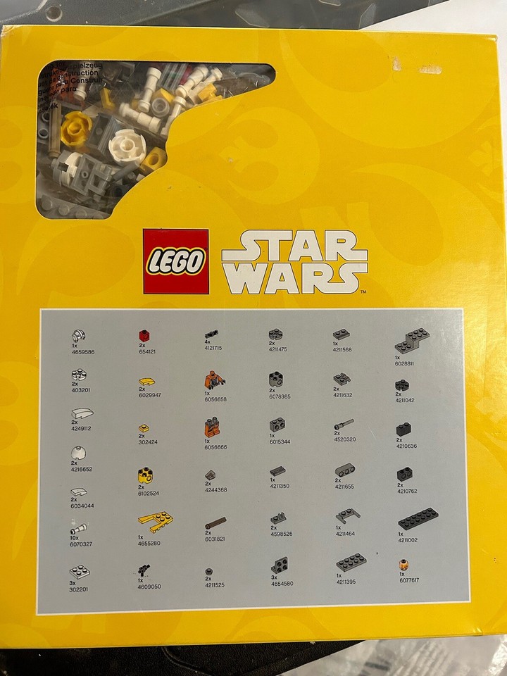 LEGO 11912 - STAR WARS - REBEL PILOT ZIN EVALON & Y-WING STARFIGHTER ...