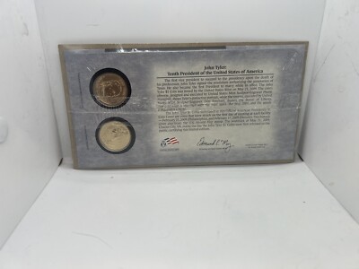 2009 P&D John Tyler Presidential $1 Coin First Day Cover Set # | eBay